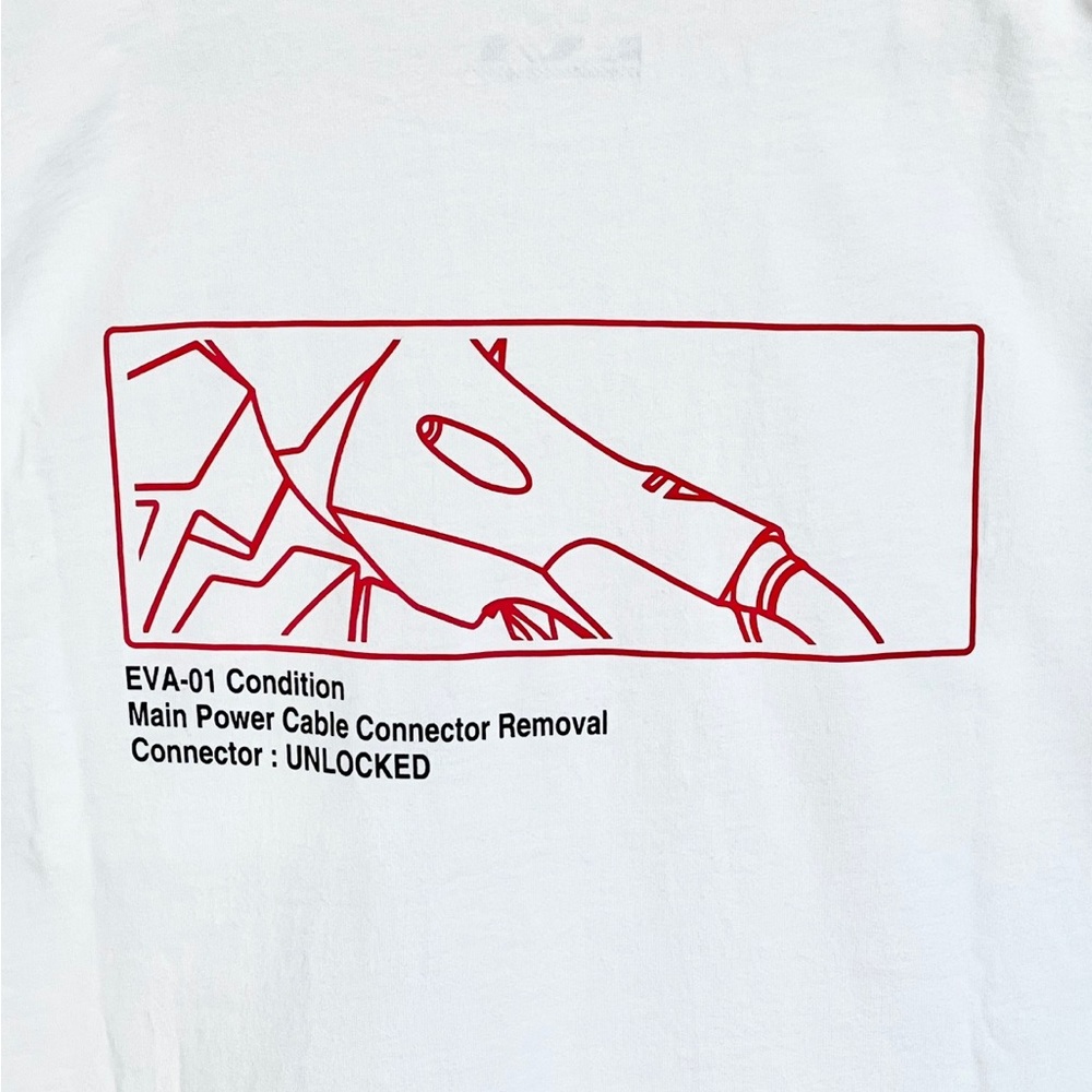 New Uniqlo Ut Evangelion Countdown Eva-01 Power Cable… - Gem